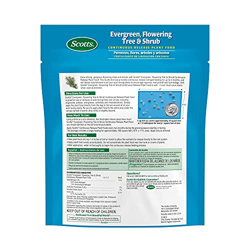 Scotts Evergreen, Flowering Tree & Shrub Continuous Release Plant Food 3 lb., 2-Pack