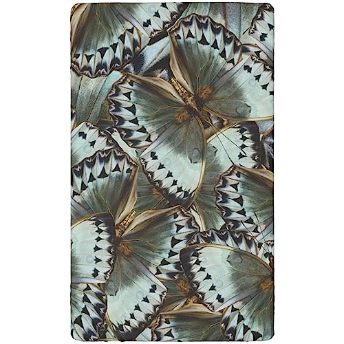 Exotic Themed Fitted Mini Crib Sheets,Portable Mini Crib Sheets Ultra Soft Material - Crib Mattress Sheet or Toddler Bed Sheet,24β x38β,Almond Green Black
