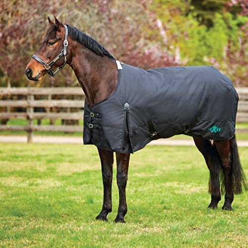 Saxon. 1200D with Gusset Standard Neck Heavy II - Black/Black - 72"
