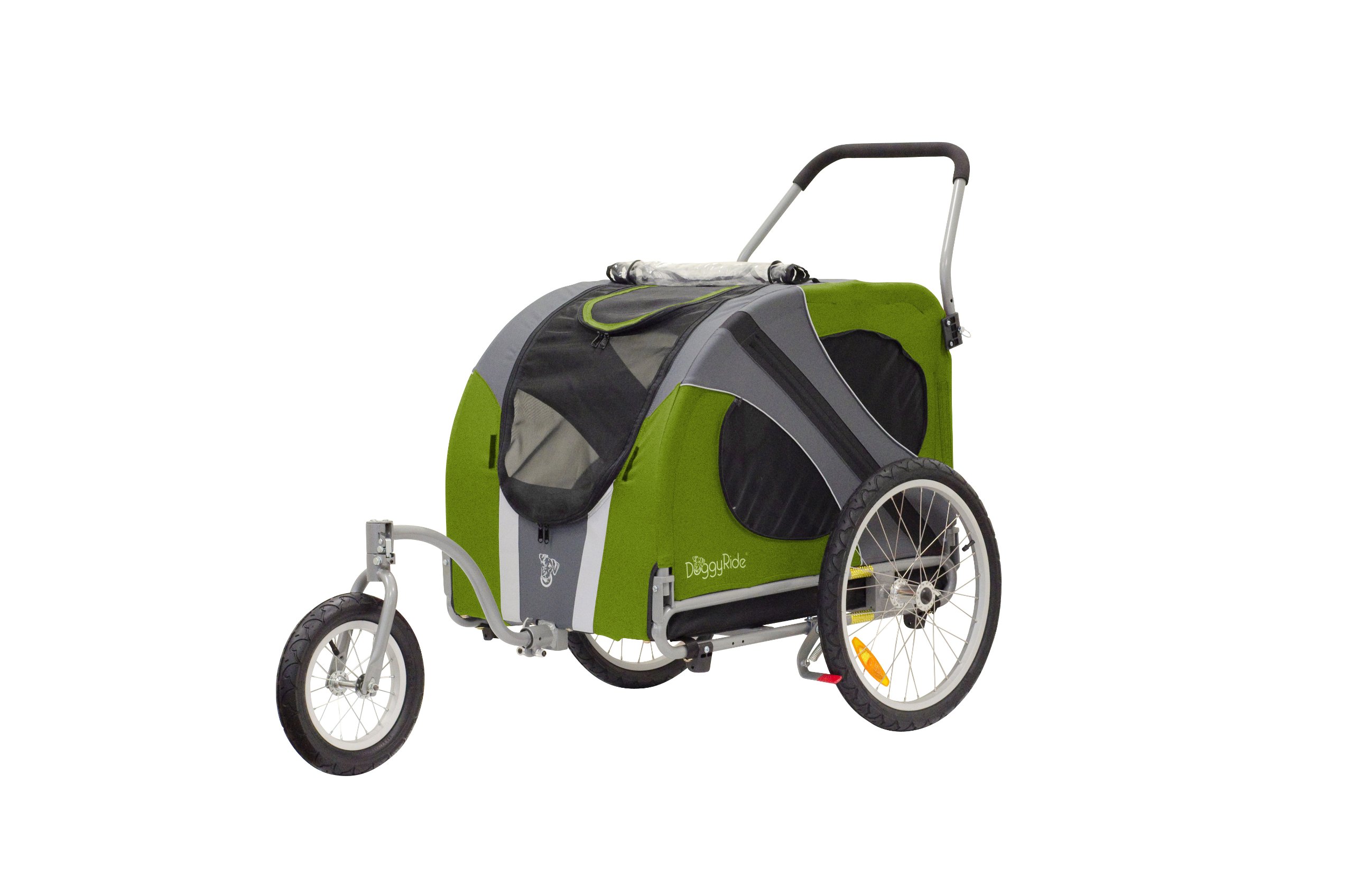DoggyRide Novel Dog Jogger-Stroller, Outdoors Green