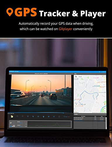 Kingslim D4 4K Dual Dash Cam with Built-in WiFi GPS, Front 4K/2.5K Rear 1080P Dual Dash Camera for Cars, 3" IPS Touchscreen 170° FOV Dashboard Camera with Sony Starvis Sensor, Support 256GB Max