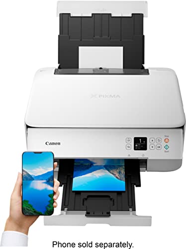 Canon Wireless Pixma Inkjet All in One Printer with Scanner - High Resolution Fast Speed Printing Compact Size Up to 4800x1200 DPI Color Resolution, Bonus Set of NeeGo Ink and 6 Ft Printer Cable
