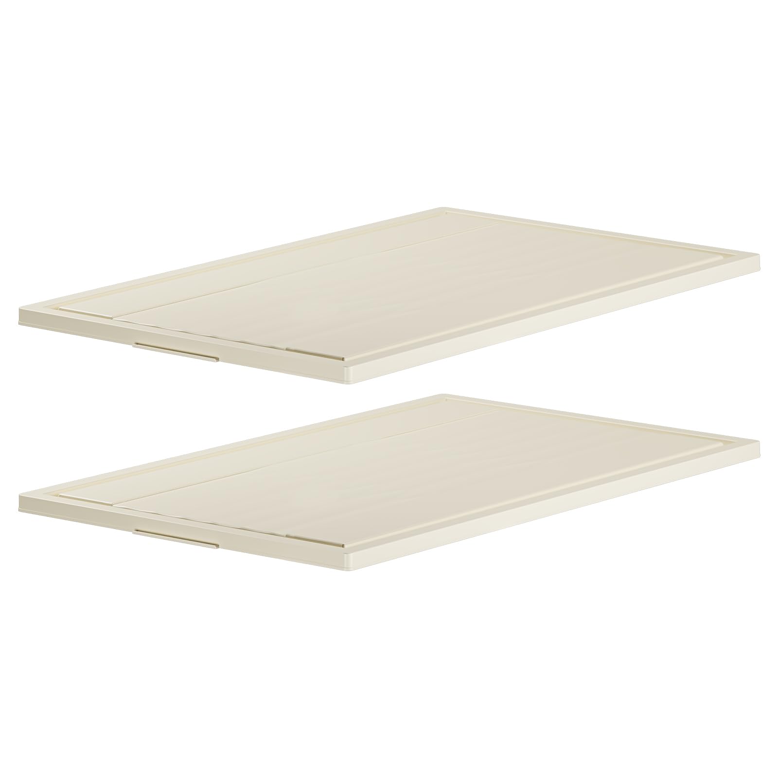 pupustar two sets of Storage Bins lid accessories, only suitable for use with 23qt(16.9"x10.8" x10.4") folding boxes