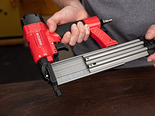 Arrow PT18G Gauge Oil-Free Pneumatic Brad Nailer - Small Light Trim and Interior Molding Work, Operates Up to 100psi Compression Unit, Fits 5/8", 3/4", 1", 1.5", 2" Brad Nails