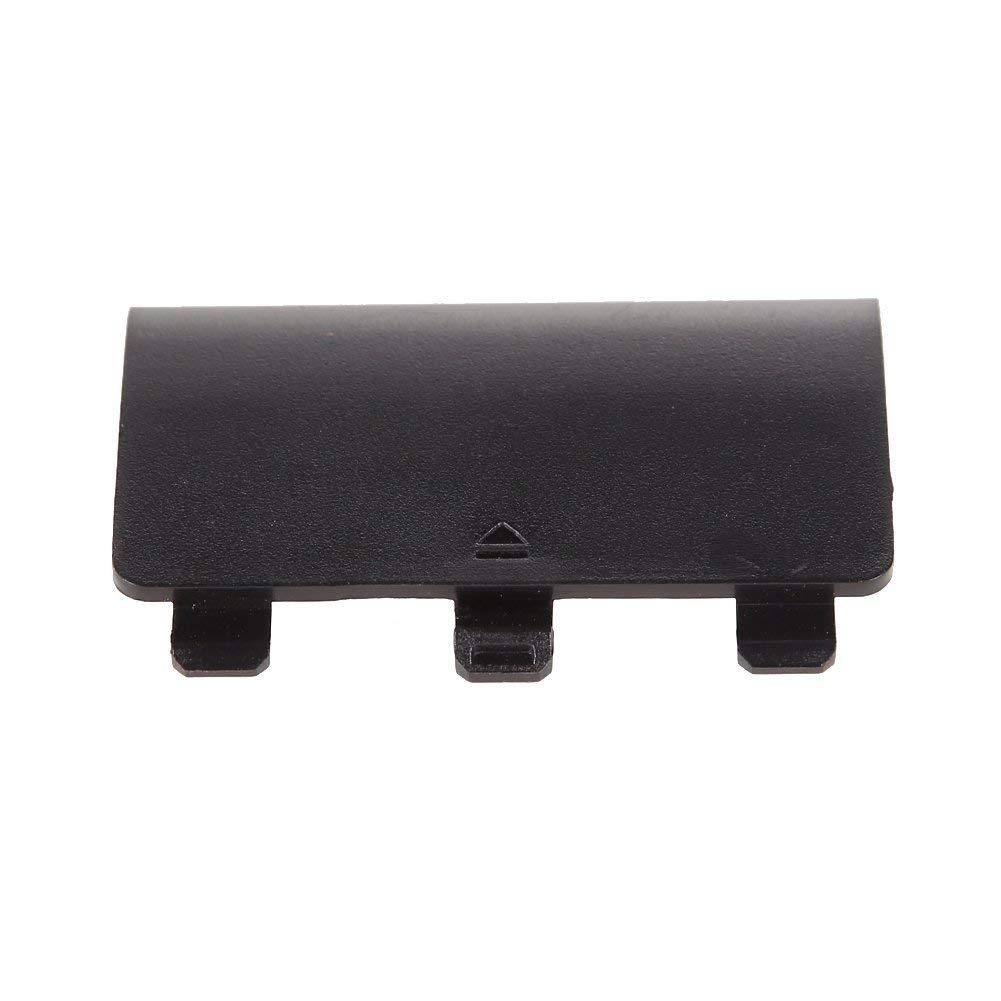 5 PCS Battery Cover Door Lid Shell Replacement Parts for Xbox One Wireless Controller (Black)