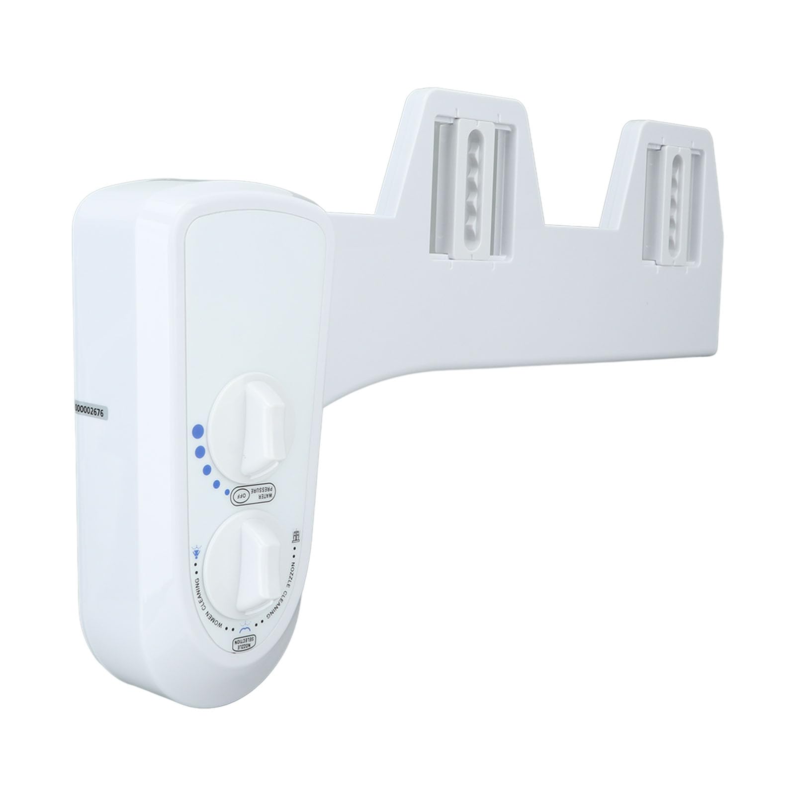 Toilet Bidet, Bidet Attachment, Easy Installation, Dual Nozzle for Feminine Wash (1/2)