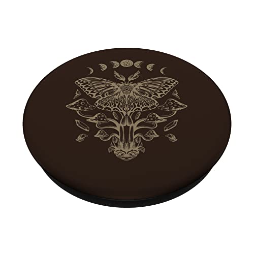 Butterfly Grunge Fairycore Aesthetic Luna Moth Mushrooms Y2K PopSockets Swappable PopGrip