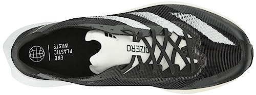 adidas Women's Adizero Adios 8 Sneaker, Carbon/White/Black, 8