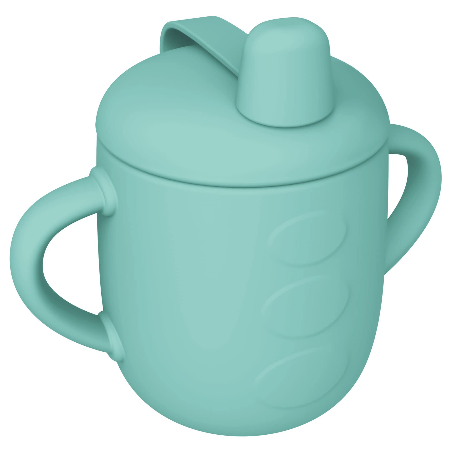 Adocham 100% Silicone Sippy Cups for Baby,Food Grade Toddler Infant Straw Cup Spill Proof With 2 Handles,BPA Free,6 Months+,5OZ(DarkGreen)