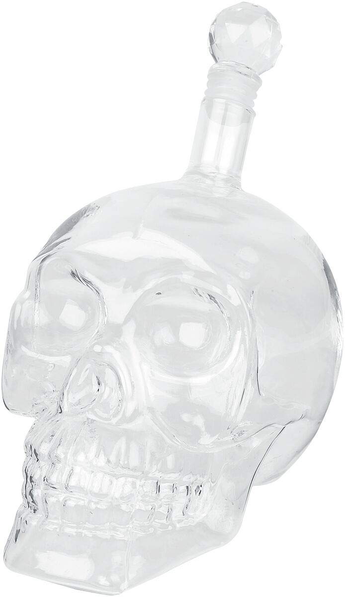 mikamax Skull Decanter Claret Jug Transparent, 03846