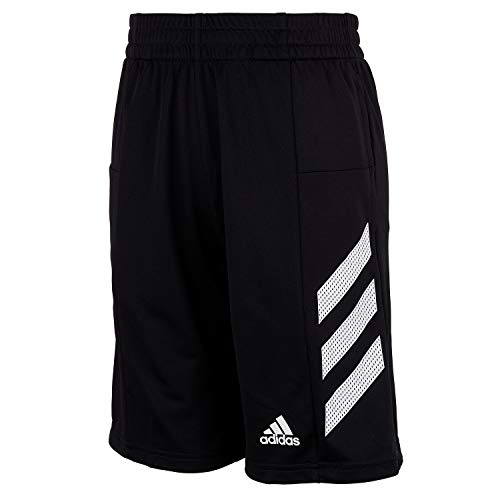 adidas Boys' Big Athletic Shorts, PRO Sport 3S Adi Black, Medium