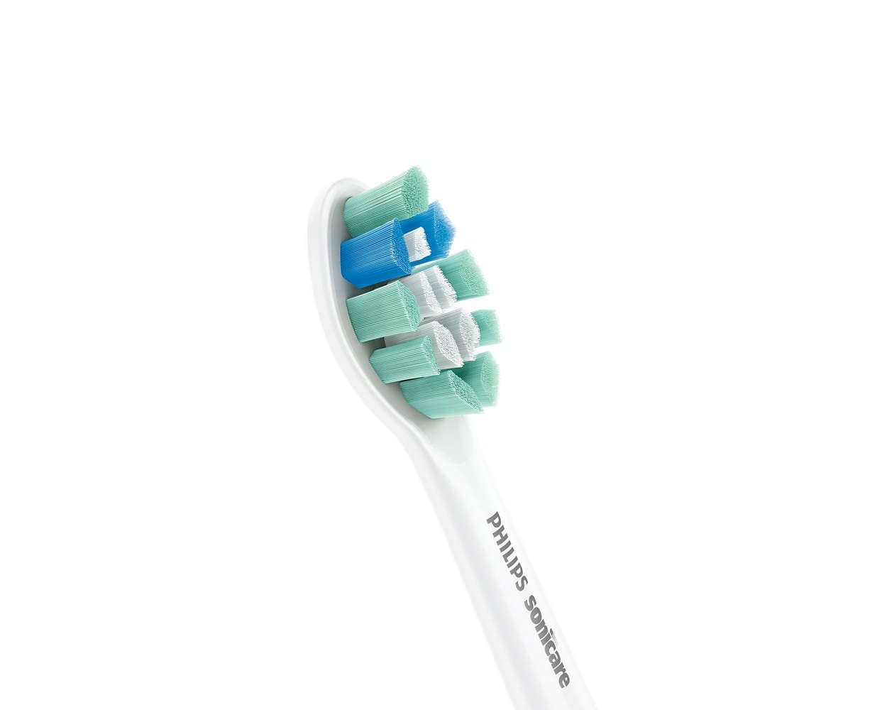 Philips Sonicare Original Brush Optimal Plaque Defense HX9022 / 10, 7X Plaque Removal, 2 Pieces