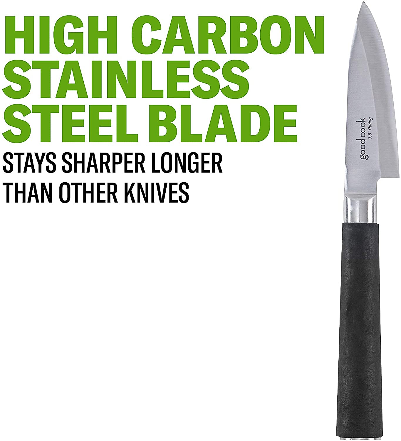 Good Cook Touch Paring Knife, 1-Pack