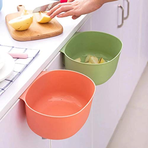 Plastic Cabinet Door Hanging Trash Can Waste Bin Garbage Basket Kitchen Tool Kitchen,Dining & Bar Halloween Onsale