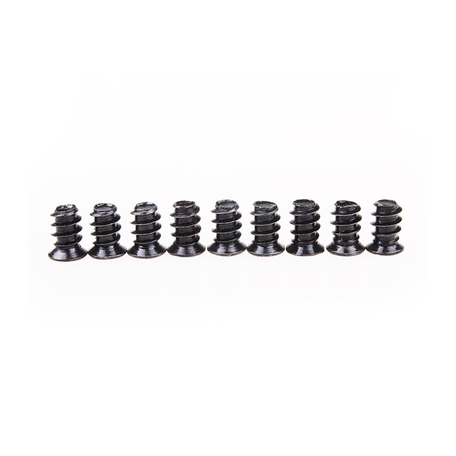 ALANOOY 50Pcs M5*8/10/12 KB Computer PC Case Cooling Fan Mount Screw Heat Dissipation Fans Screws Fixer (Color : Silver, Size : M5x10 (50Pcs))