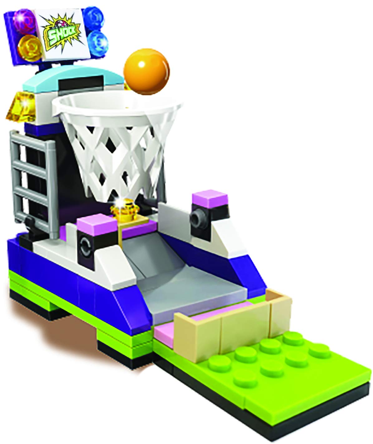 Brick Loot Exclusive Set Hoops Basketball Carnival Game Toy Building Block Building Set, Custom Designed, Fully Compatible and Fits Lego and Major Brand Toy Building Blocks for Adults & Kids Age 6+