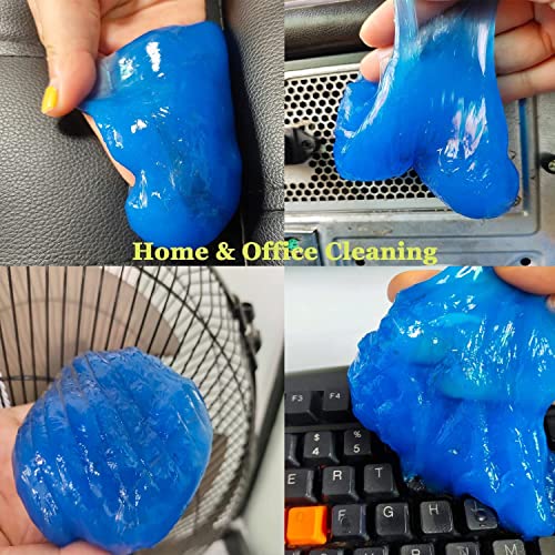 Car Cleaning Gel Keyboard Cleaner Car Detailing Putty Auto Slime Cleaning Goo Magic Dust Cleaning Tool for Keyboards, Car Vents, Cameras, Printers, Calculators, Screens
