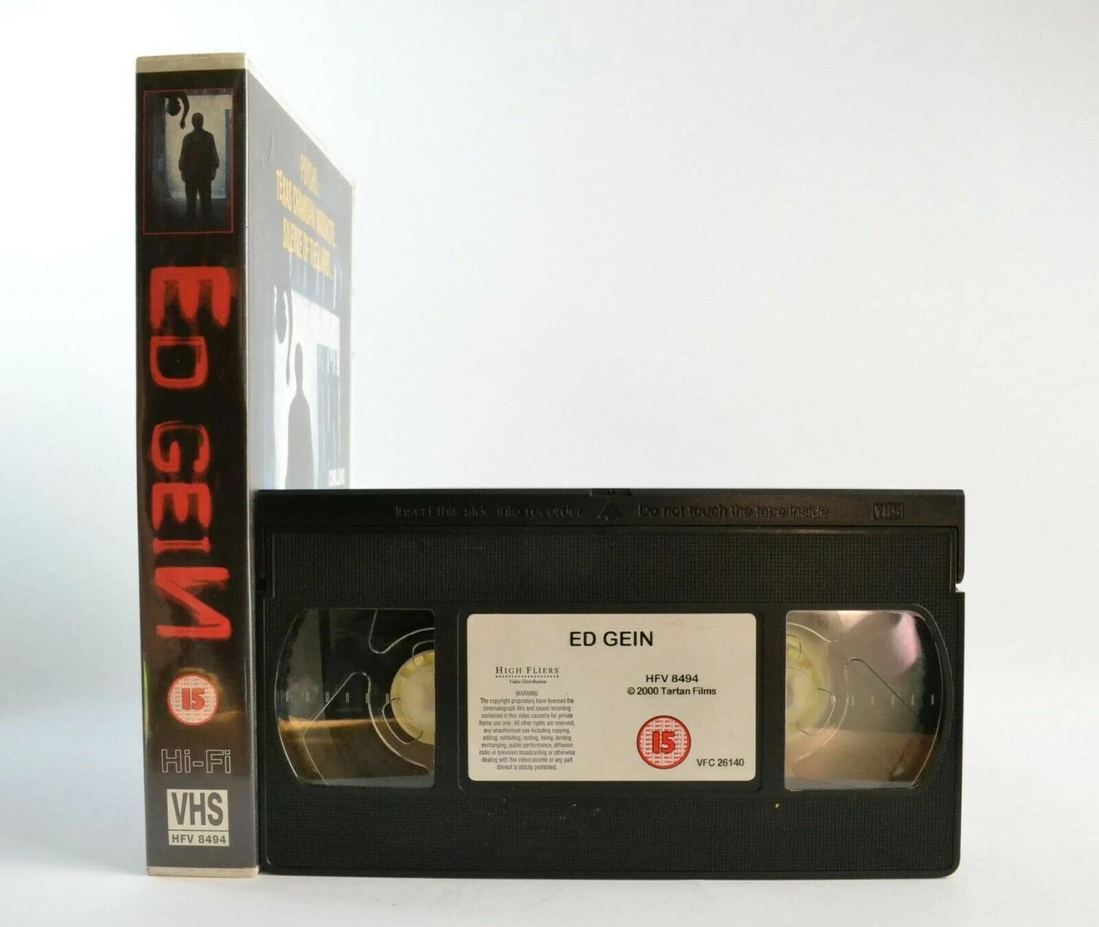 Ed Gein: Based On True Events - Psychotic Serial Kiler - Large Box - Pal VHS