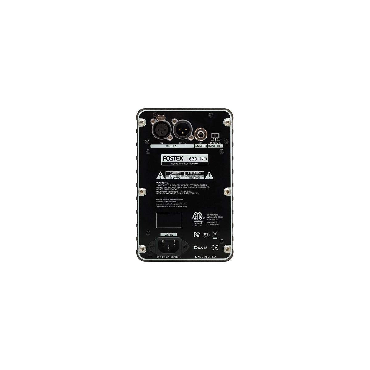 Fostex 6301ND Powered Active Monitor (Single), Digital IEC 60958 AES/EBU