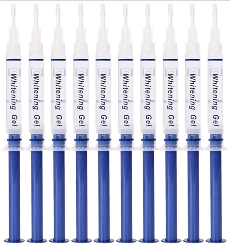 ProDental Teeth Whitening Gel Syringe Refill 10 Pack, 35% Carbamide Peroxide - 60 Treatments, Faster Results Than Tooth Whitening Strips - Pen - Powders and Toothpaste, Safe for Sensitive Teeth