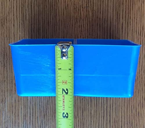 Cage Cups Divided 1 Pint (16 oz) Hanging Feed & Water Cage Cups for Poultry Chicken Parrot Hamster (24)