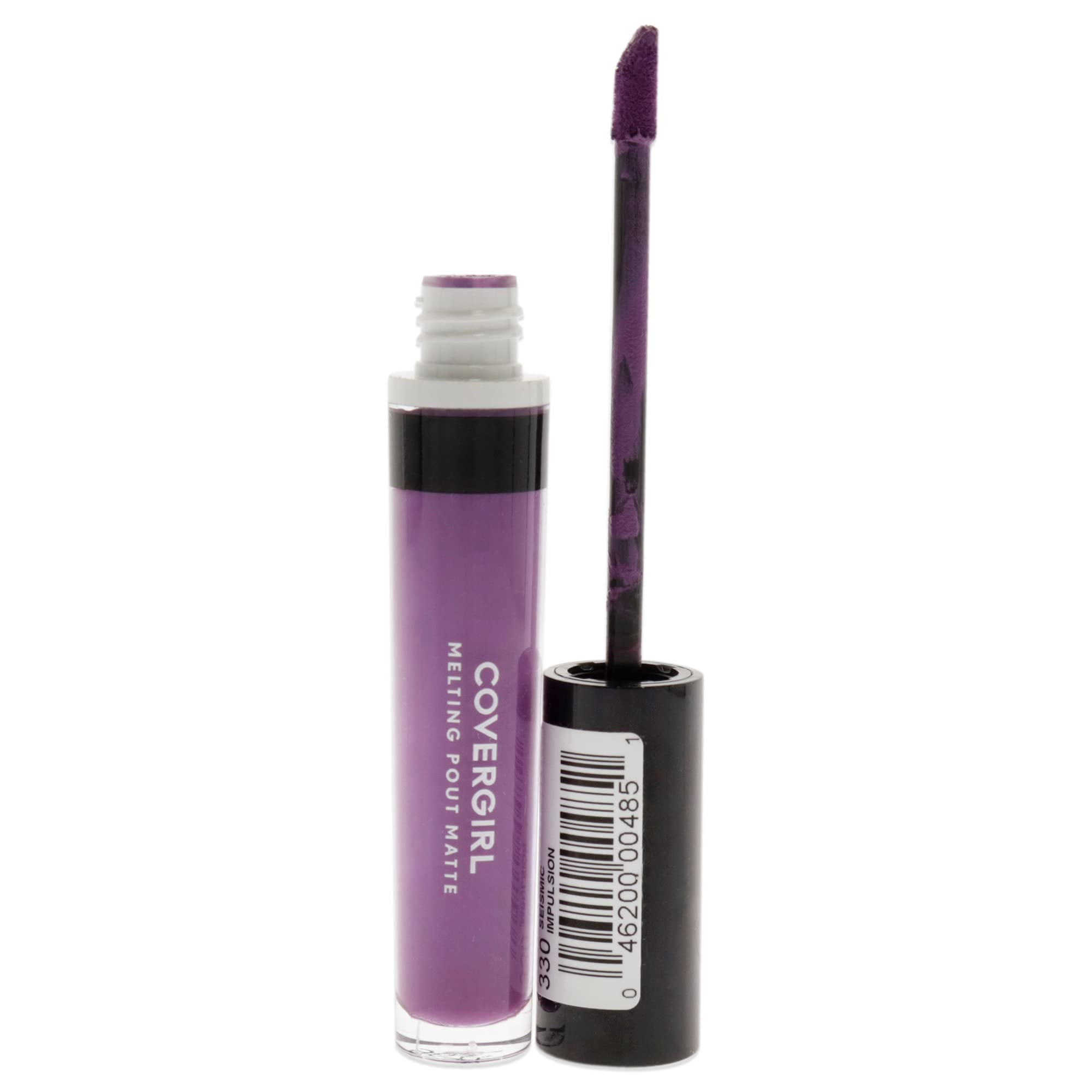 COVERGIRL Melting Pout Matte Liquid Lipstick, Seismic, 1 Count