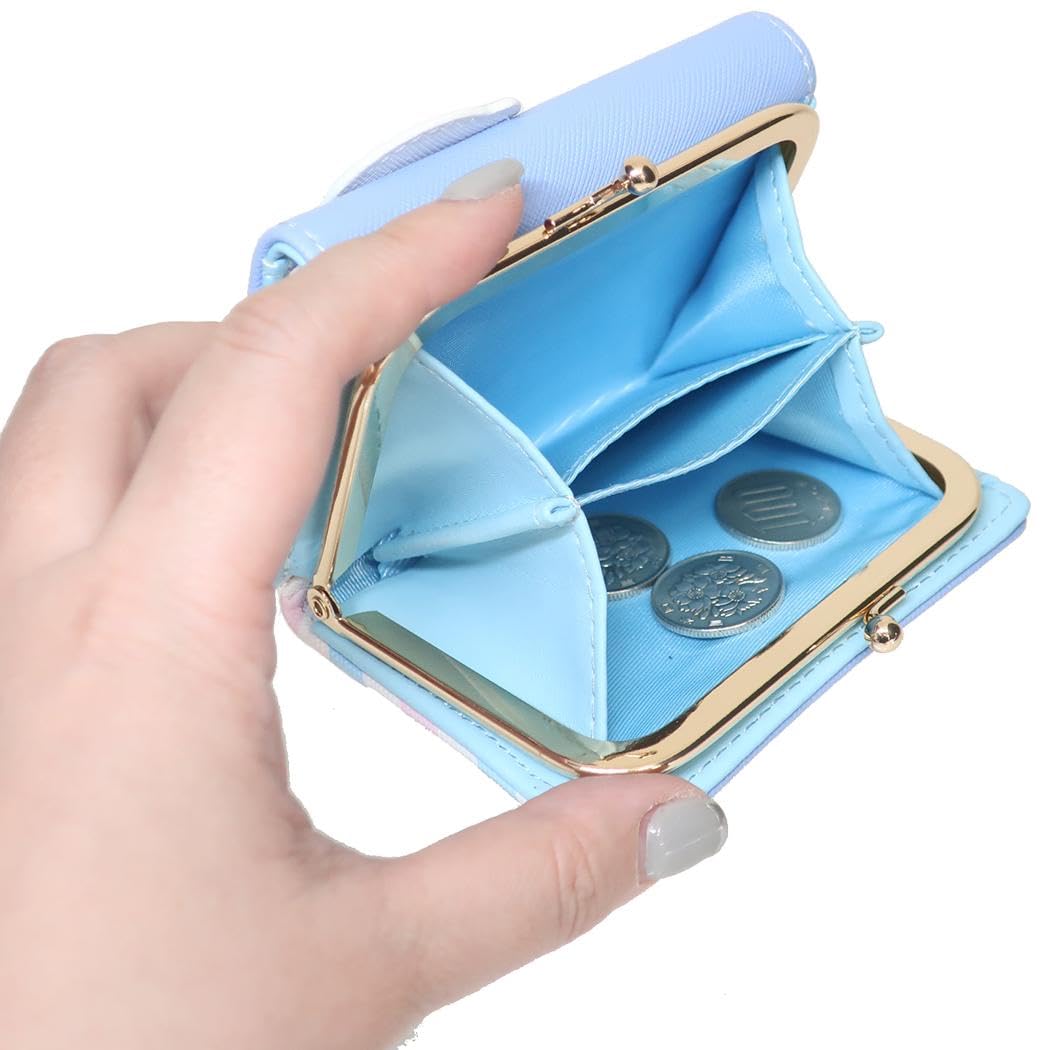 Aldi MK1 Women's Tri-Fold Gamaguchi Character Sanrio Wallet, Tuxedo Sam