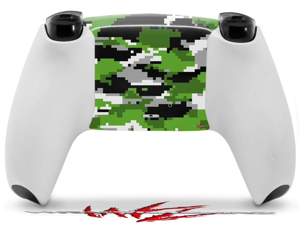 WraptorSkinz Skin Wrap compatible with Sony PS5 DualSense Controller WraptorCamo Digital Camo Green (CONTROLLER NOT INCLUDED)