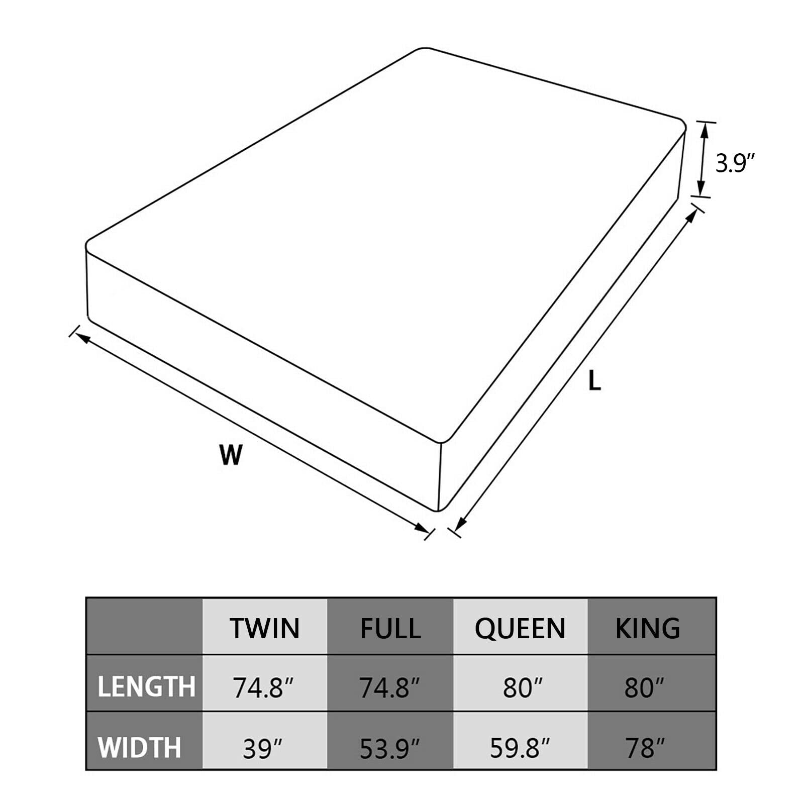 King Quilted Mattress Pad Cover, Pillow Top Mattress Cover, Mattress Protector Cotton Top with Deep Pocket Cooling Mattress Topper (King, White)