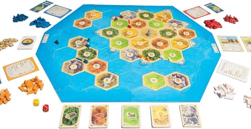CATAN Seafarers Board Game Expansion - Explore, Settle, and Conquer New Isles! Strategy Game, Family Game for Kids and Adults, Ages 10+, 3-4 Players, 60 Minute Playtime, Made Studio