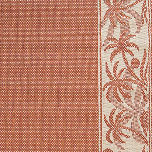 Couristan Recife Island Retreat Indoor/Outdoor Area Rug, 7'6", Terracotta-Natural