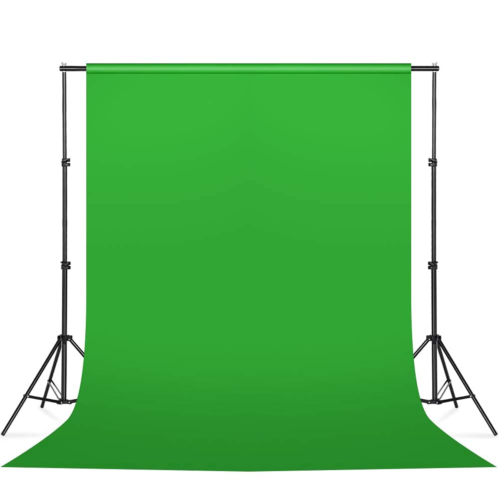 LOMTAP Background Stand Heavy Duty 6.5x10ft/ 2x3m Backdrop Support System Photography Photo Video Studio Kit with Carrying Bag for Adjustable Height and Width Shooting Photo Studio