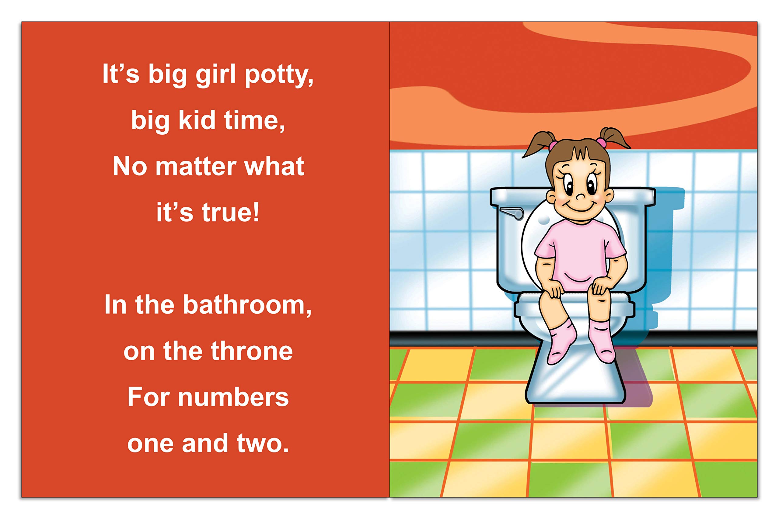 Personalized Children’s Potty Training Book – Customize with Child’s Name, Hair Color, Gender, and Ethnicity | 24-Page 8.5” x 11” Paperback by First Time Books