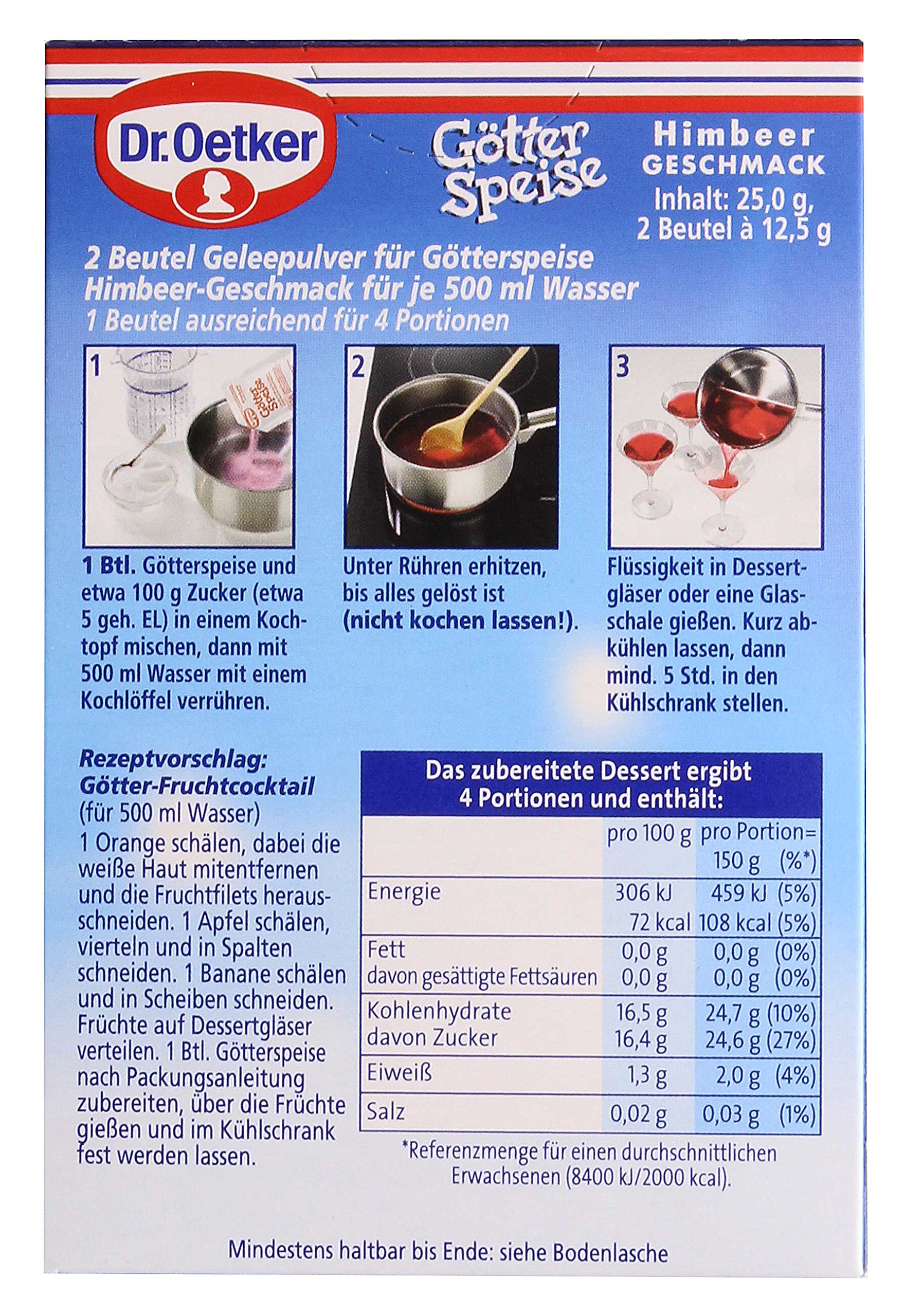 Dr. Oetker Götterspeise Himbeer