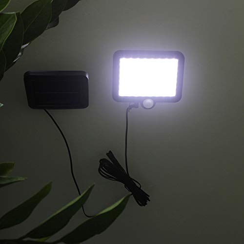Asixxsix Garden Lamp, Solar ABS Energy Saving Outdoor LED Light, for Garages Home Garden Walls Paths Courtyards