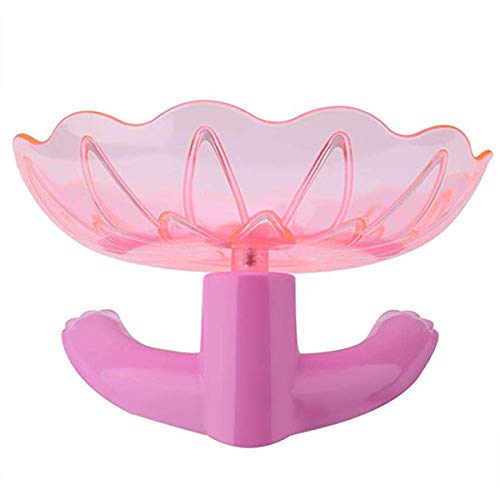 POPETPOP Hamster Wheel Silent Spinner-Hamster Exercise Wheel Plastic Stable Bracket Flying Saucer for Gerbils Chinchillas Guinea Pigs Syrian Hamsters Dwarf Hamster Wheel-Pink