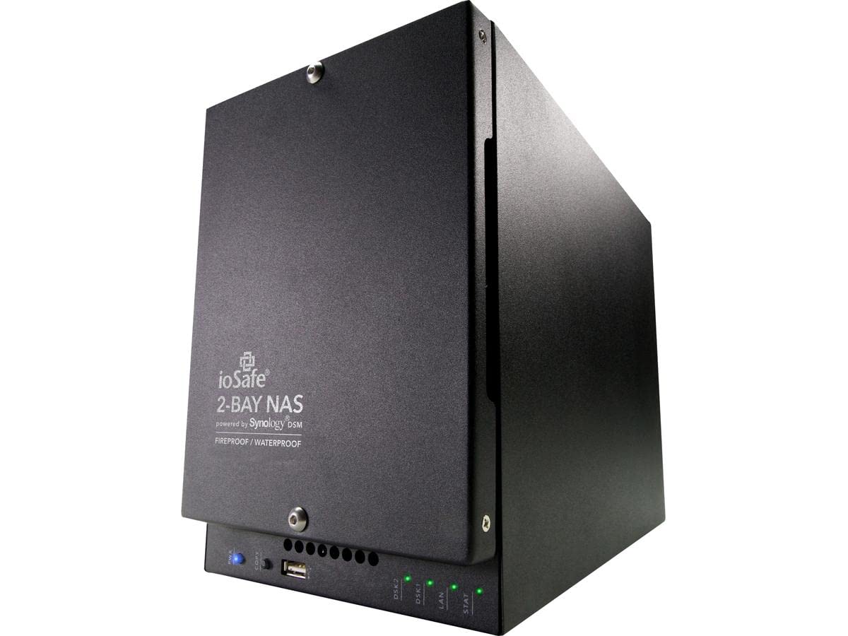 ioSafe 218 NAS Server 8 TB, Black (218-8TB1YR)