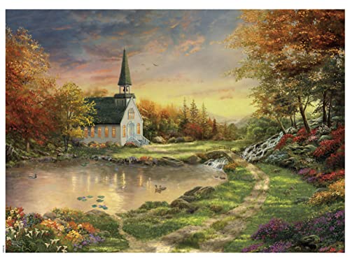 Ceaco - Thomas Kinkade - Chapel of Reflection - 1000 Piece Jigsaw Puzzle
