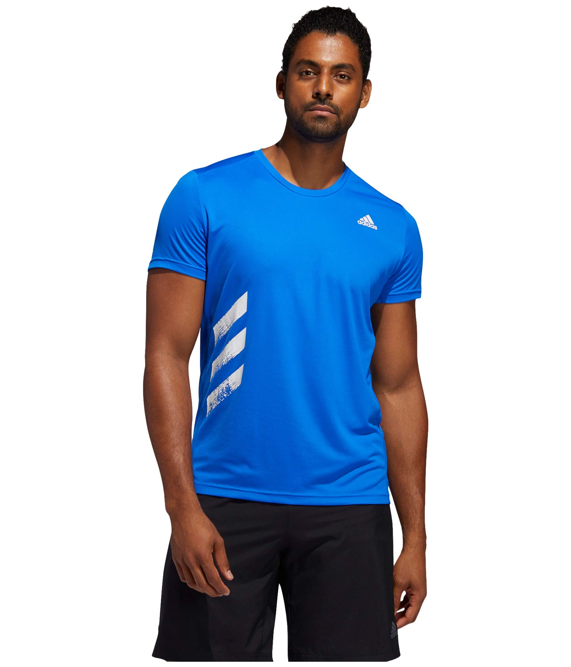 adidas Men's Run It Pb 3-Stripes Glory Blue XX-Large