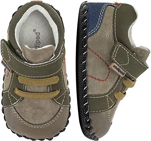 pediped Baby-Boy's Dani Crib Shoe, Earth, 18-24 Months Child EU Infant (18-24 Months US)