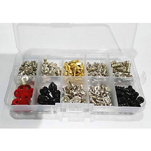 Screw 228PCS Hard Disk DIY for Motherboard Screws for PC Assortment Kit Repair Tool with Case Computer Set Accessories - US Brand