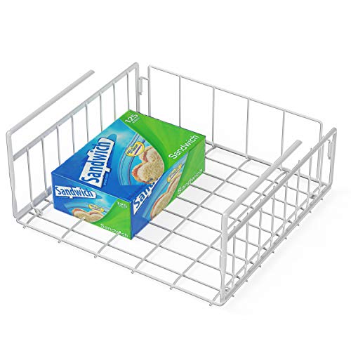 Simple Houseware Under Shelf Basket, White