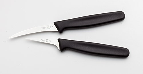 Mercer Culinary Thai Fruit Carving Knife Set, 2 Inch & 2.5 Inch, Black
