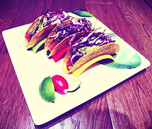 Homey Product Original Taco Holders - Non Toxic BPA Free Microwave Safe Stands for Soft and Hard Shells