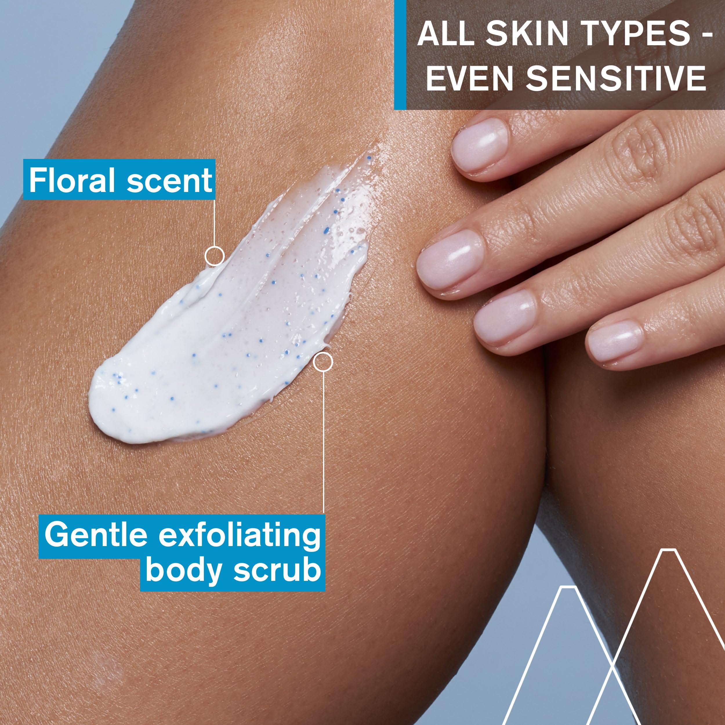 URIAGE Body Scrubbing Cream| High-Tolerance Exfoliating Treatment that Effectively Eliminates Dead Skin while Softening and Hydrating | Scrub for All Skin Types, even Dry & Sensitive Ones, 6.8 Fl Oz