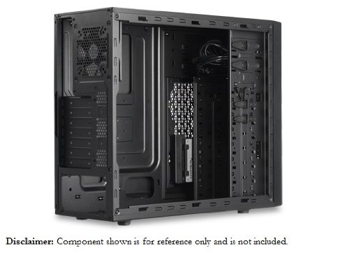 Cooler Master N400 - Mid Tower Computer Case with ATX Motherboard Support, Multiple 240mm Radiator Support, and Ventilated Front Panel