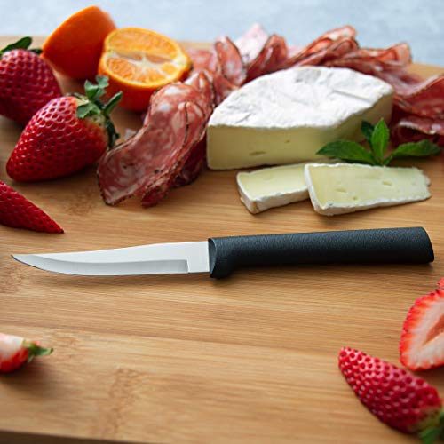 Rada Cutlery Paring Knives Starter Kit β 4 Piece Knife Set with Stainless Steel Black Resin Handles Made in The USA