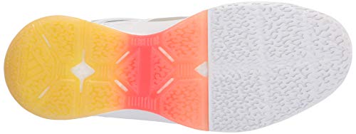 adidas Men's Stabil X White/Solar Red/Shock Yellow 14