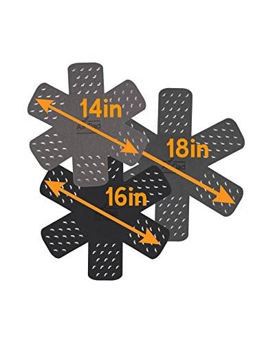 All-Clad Premium Cookware Protectors: Pot and Pan Protectors for Kitchen Organization - Perfect for Cast Iron, Steel, or Glass, 6-Piece, Black/Grey