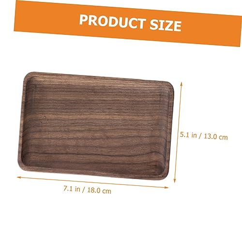 Cabilock Bathroom Tray Tray Breakfast Trays for Bed Wood Serving Board Bandejas para Comida Bamboo Soap Dish Breakfast-in-Bed Tray Deserts Serving Tray Wooden Trays for Food Clinker